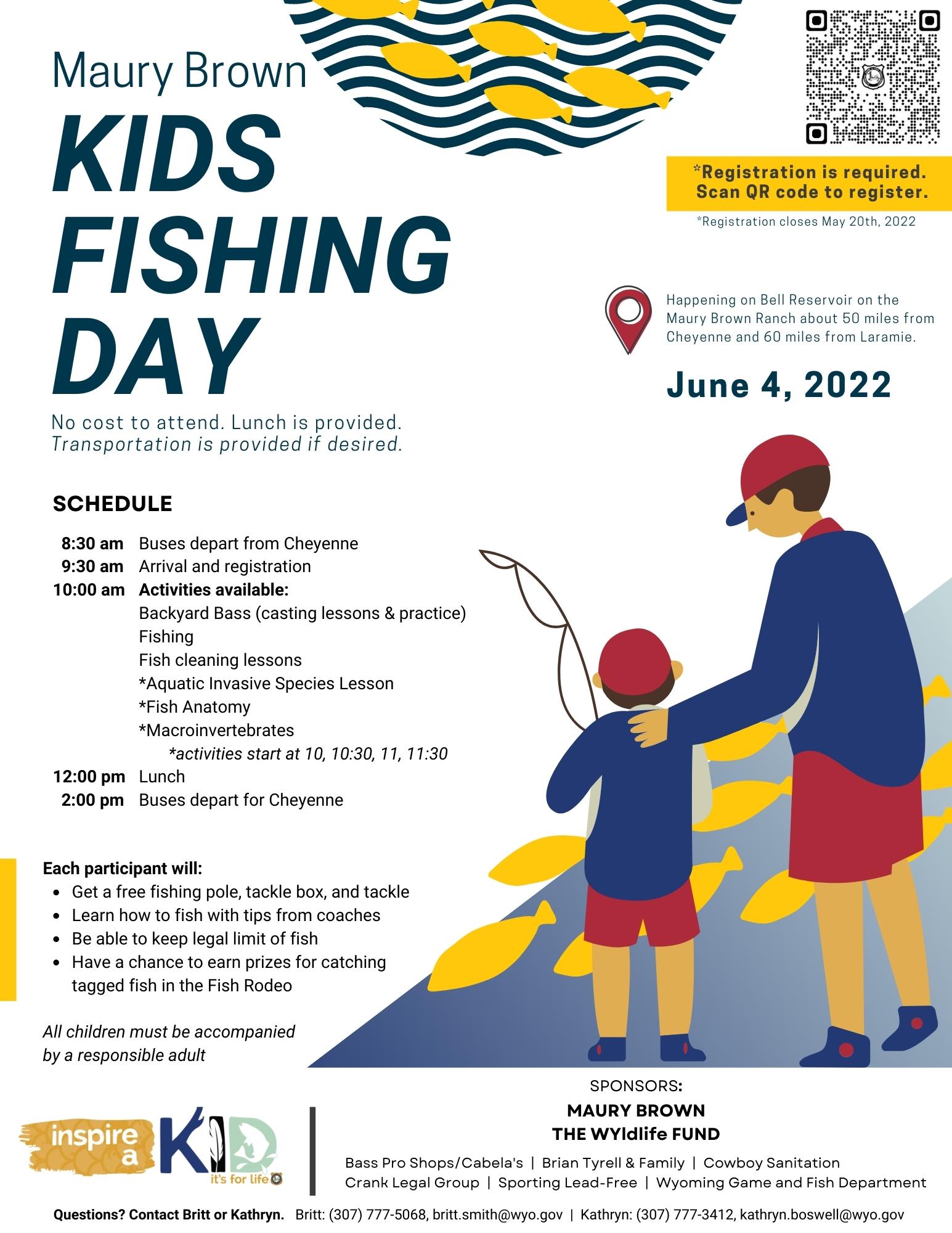 Wyoming Game and Fish Department - Kids invited to Maury Brown Kids ...